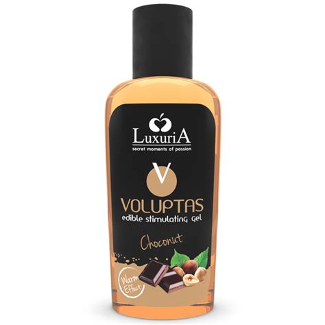 Gel stimulant comestible à effet chauffant Chocolat 100 mL LUXURIA
