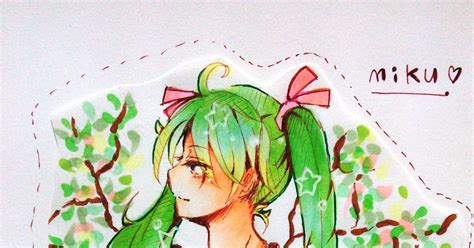 初音ミク コピック練習 綾紫絵の修行中のイラスト Pixiv