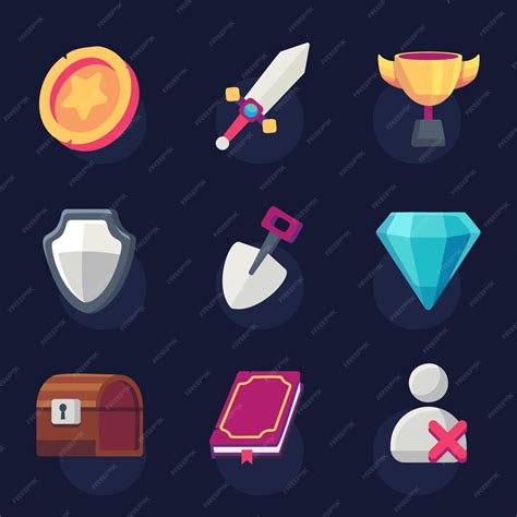 게임 Ui 키트 2d 게임을 빌드하기 위한 사용자 인터페이스 Gui 세트 캐주얼 게임 벡터 모바일 또는 웹 게임 벡터