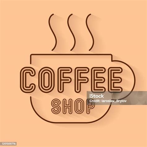 커피 숍 로고 디자인 템플릿 복고풍 커피 로고입니다 벡터 0명에 대한 스톡 벡터 아트 및 기타 이미지 0명 개념 광고 Istock
