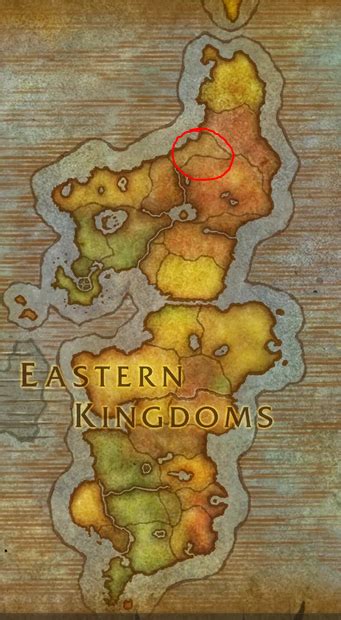 Eastern Plaguelands Map