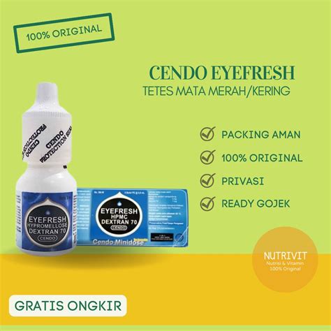 Jual Cendo Eyefresh Eye Drop 5 Ml Obat Tetes Steril Mata Kering