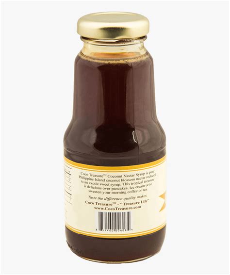 Organic Coconut Nectar Syrup Back Coconut Sugar Hd Png Download