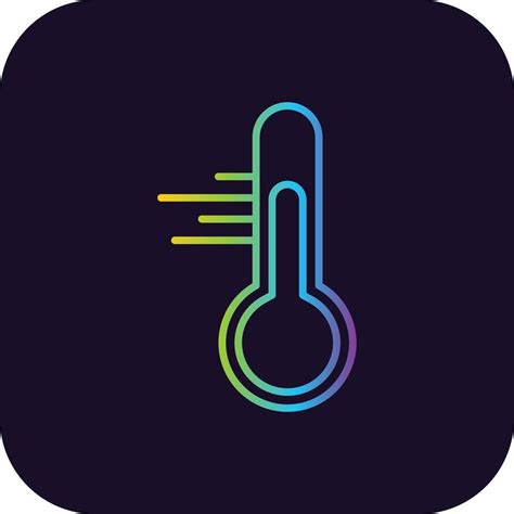 Thermometer Gradient Icon 9643939 Vector Art At Vecteezy