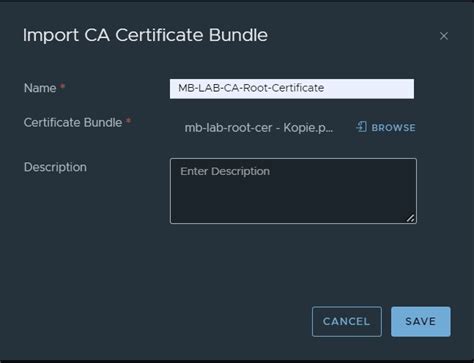 Replace NSX T Self Signed Certificates Mb Labs De