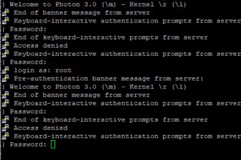 using sshuser is successful and then switching over to root account