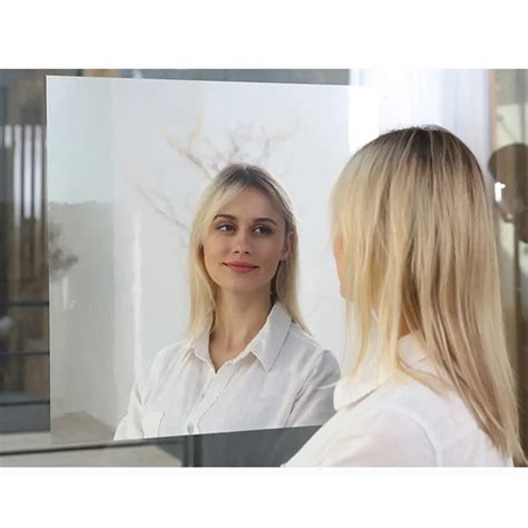 50x100 см Diy Самоклеящиеся гибкие зеркальные наклейки на стену для ванной комнаты Aliexpress