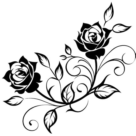 Rose Rococo Svg Vecteurs Téléchargez Gratuitement Des Vecteurs De