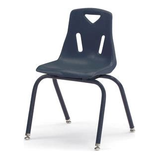 Berries Stacking Chairs With Powder Coated Legs 16 Ht Set Of 6