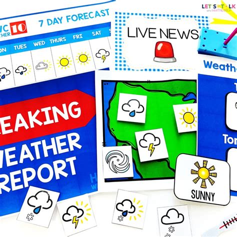 Weather Activities For Speech Therapy Lets Talk With Whitneyslp