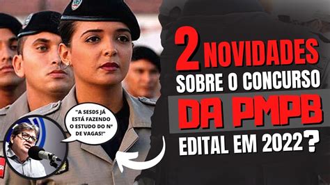 URGENTE PMPB Últimas NOVIDADES sobre o CONCURSO YouTube
