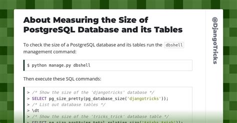 aidas bendoraitis on linkedin about measuring the size of postgresql