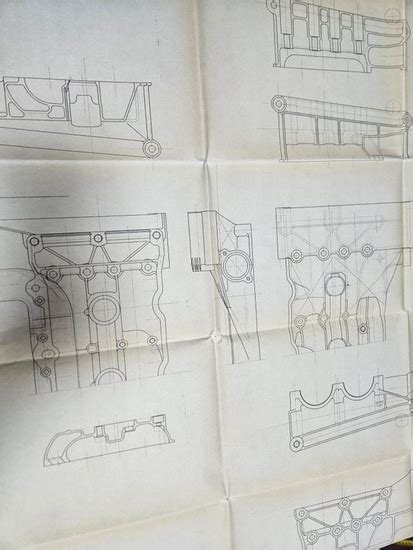 Ferrari F93a 1993 Engine Drawing Blueprint In Italy