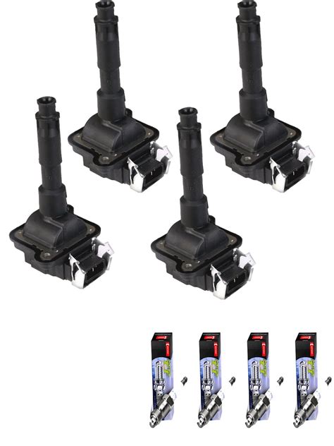 Set Of Isa Ignition Coils And Denso Spark Plugs Compatible With