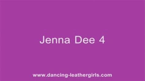 Jenna Dee 4 Dancing In Leather Coat And Leather Pants Dancing