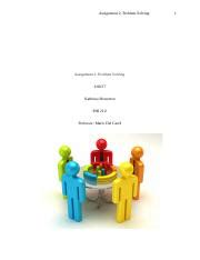 Assignment 2 Problem Solving Docx Assignment 2 Problem Solving