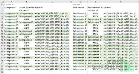 Excel VLOOKUP Compare 2 Columns And Find Matches In 4 Easy Steps