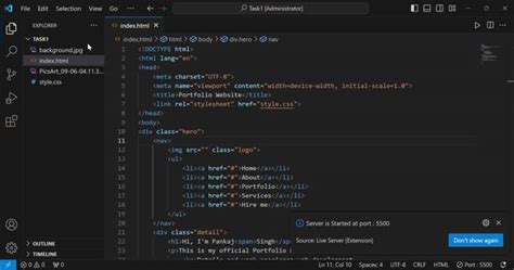 Pankaj Singh On Linkedin Hey Connection I Have Completed Task 1 At Bharat Intern In This Task I