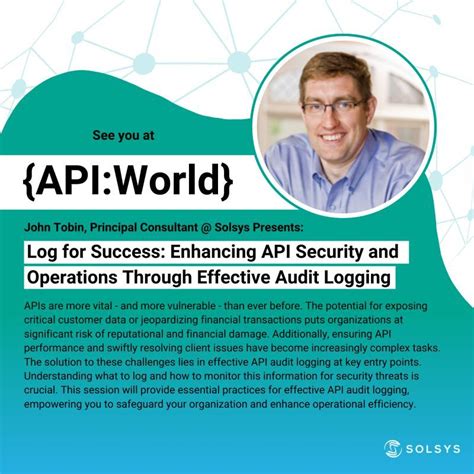 John Tobin On Linkedin Api Apiworld Apisecurity Security