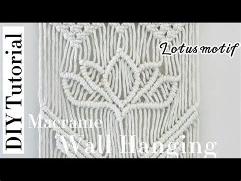 Macrame Lotus Wall Hanging Tutorial