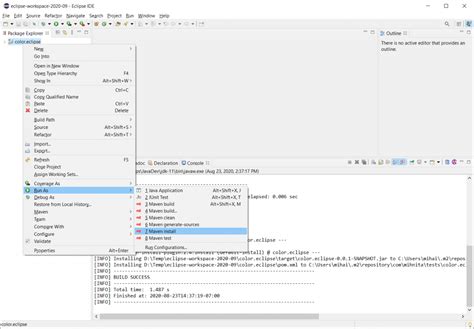 Force Maven “run Configurations” To Show Colors — Internationalization