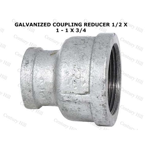 Galvanized Coupling Reducer 1 2 X 1 1 X 3 4 Shopee Philippines