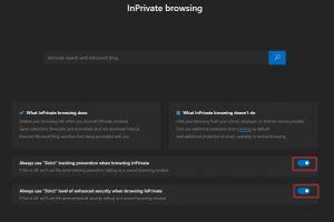 How To Change The Private Browsing Settings In Microsoft Edge I Have A PC