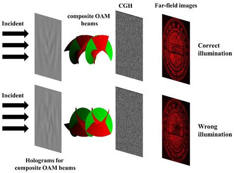Holographic Encryption Applications Using Composite Orbital Angular