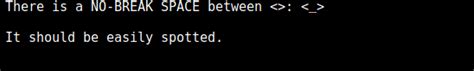 Non Breaking Spaces Cannot Be Easily Spotted Issue 725 Doomemacs