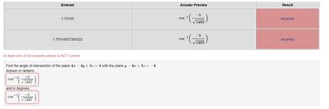 Solved At Least One Of The Answers Above Is Not Correct