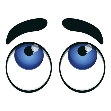 Pity Eyes Icon Cartoon Style 14279781 Vector Art At Vecteezy