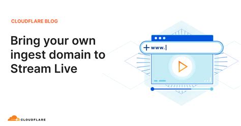 Bring Your Own Ingest Domain To Stream Live