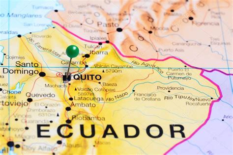 Mapa Vector Quito Mapa Detallado Del Vector De Stock