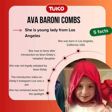 What Happened To Ava Baroni Combs Diddys Adopted Daughter Ke