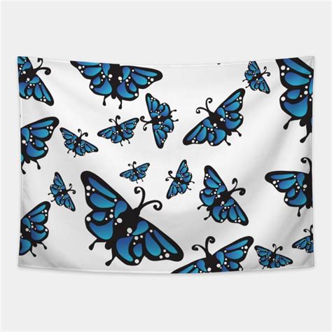 Butter Fly Pattern Butterfly Art Tapestry Teepublic