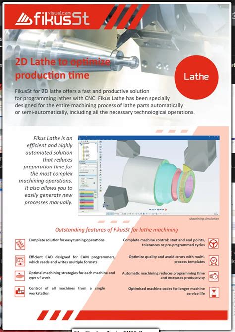 Fikus For Lathe Efficient Cadcam Software For Lathe Nc Programming