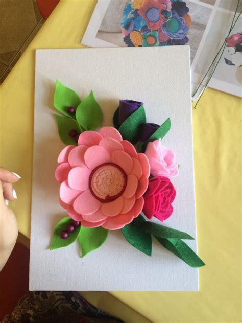 Aprende A Hacer Hermosas Flores De Fieltro Dale Detalles