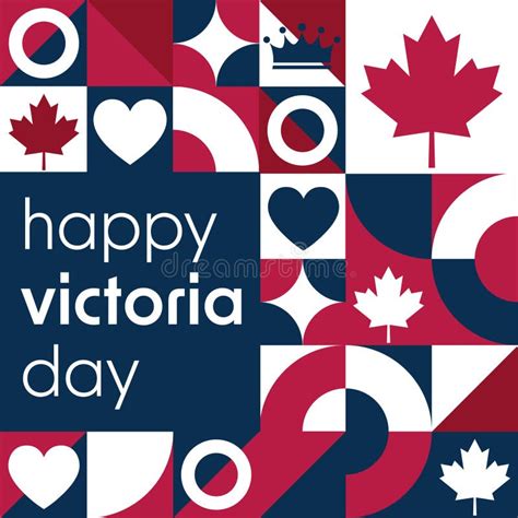 Happy Victoria Day Holiday Concept Template For Background Banner