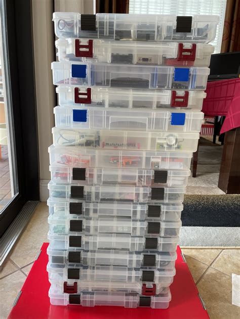 How Do You Organize Your Arduino Boards Shields And Components I Use These Tackle Boxes But I