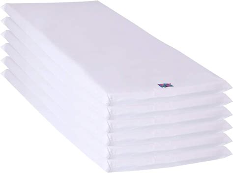 Rollee Pollee White Microfiber Mat Sheets For Preschool Or Daycare