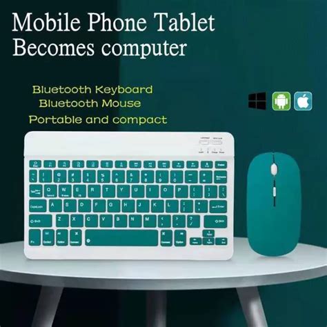 Super Slim Rechargeable Bluetooth Keyboard With Bluetooth Mouse Set Lazada Ph
