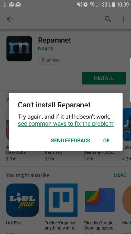 Android How Can See Any Error If I Can T Install App From Google Play