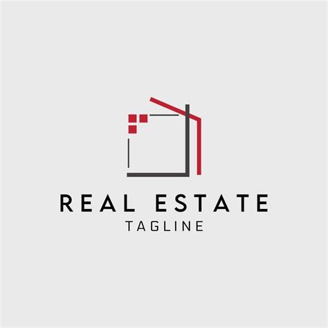Real Estate Logo Vector Design Brand Stock Vector Royalty Free