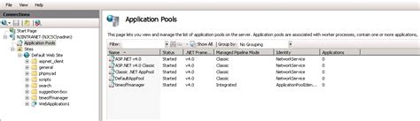 Iis How To Configure The Iis In Order To Run Asp Net Aspx Web