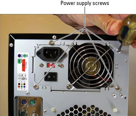 How To Replace Your Desktop PCs Power Supply Dummies