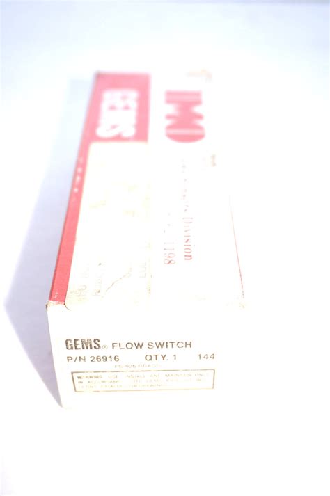 NEW GEMS FS 925 FLOW SWITCH 26916 FS925 SB Industrial Supply Inc