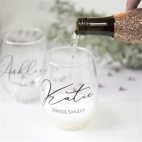 Bridesmaid Glasses Etsy