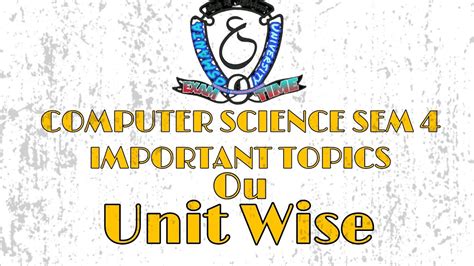 Dbms Computerscience Sem4 Important Topics Explained Shortly Ou