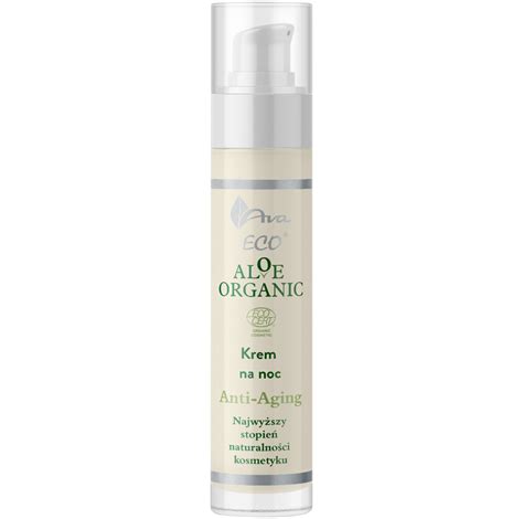 AVA ECO Ava Aloe Organic Krem Do Twarzy Na Noc Anti Ageing Lupa Kosmetyczna
