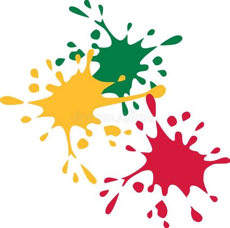 Color Splashes Vector Stock Vector Illustration Of Color 107184110